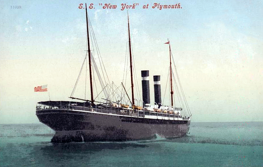 transpress nz: the SS 'New York', a ship that had a close encounter ...