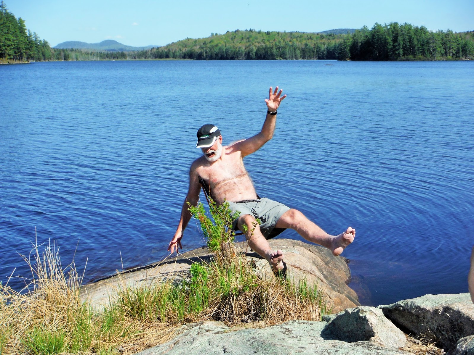 LITTLE TUPPER LAKE & ROCK POND & ROUND LAKE canoe camping. Adirondack Park.