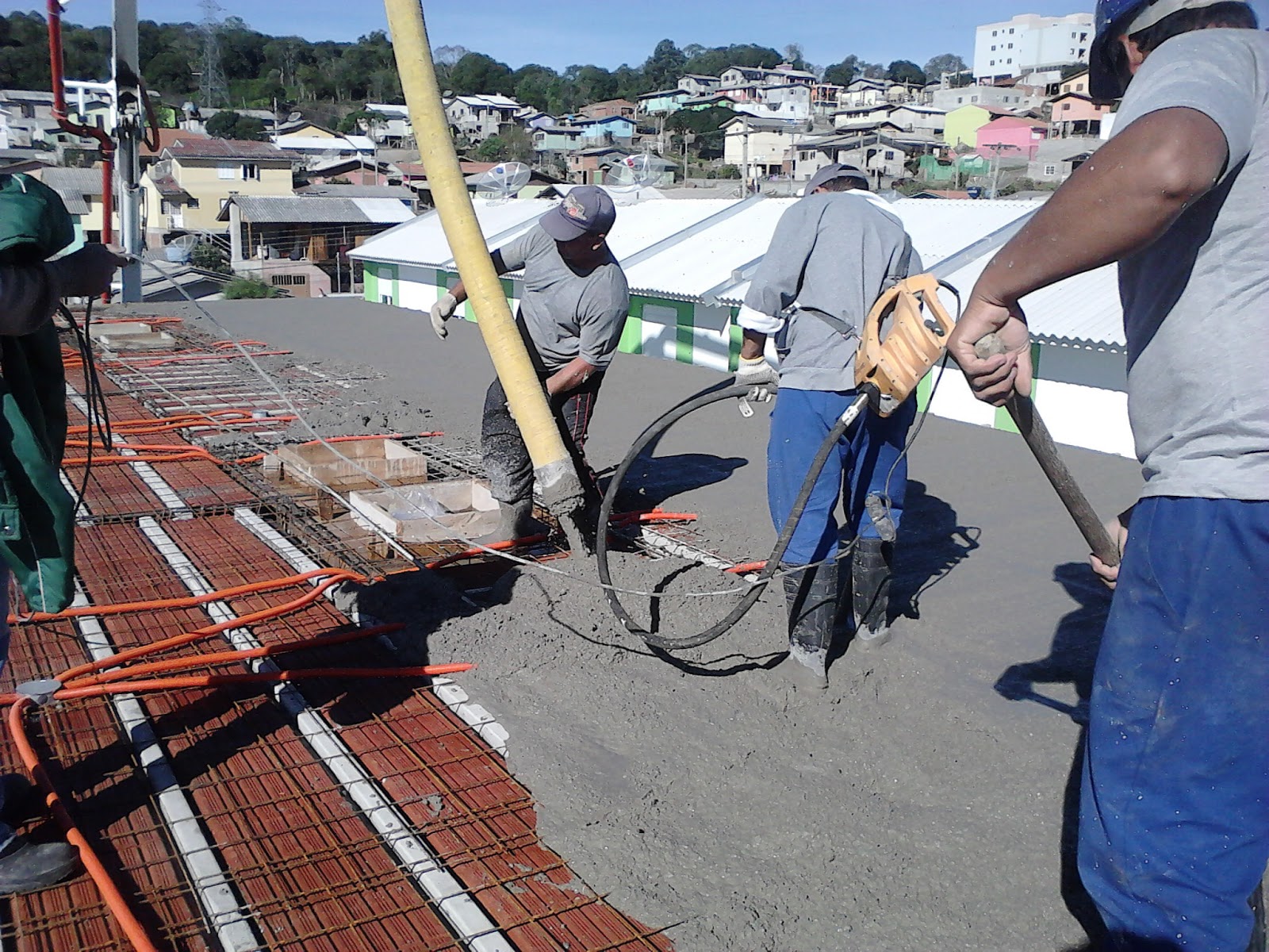 ARQUI E AGORA: Tag "etapas da construção" - Concretagem de Laje tipo ...