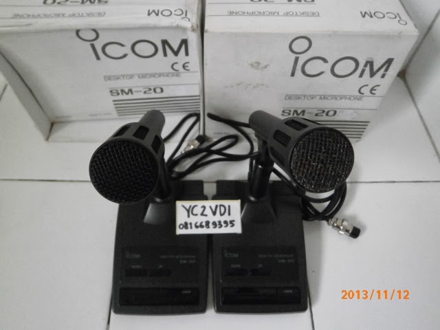 Sinar Agung ( Y C 2 V D I ): DESK TOP MICROPHONE ICOM SM 20 - MULUS ...