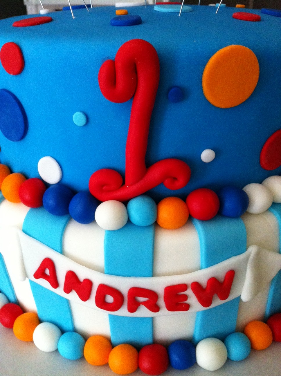 Cakes By Nancy: Andrew's 1st Birthday