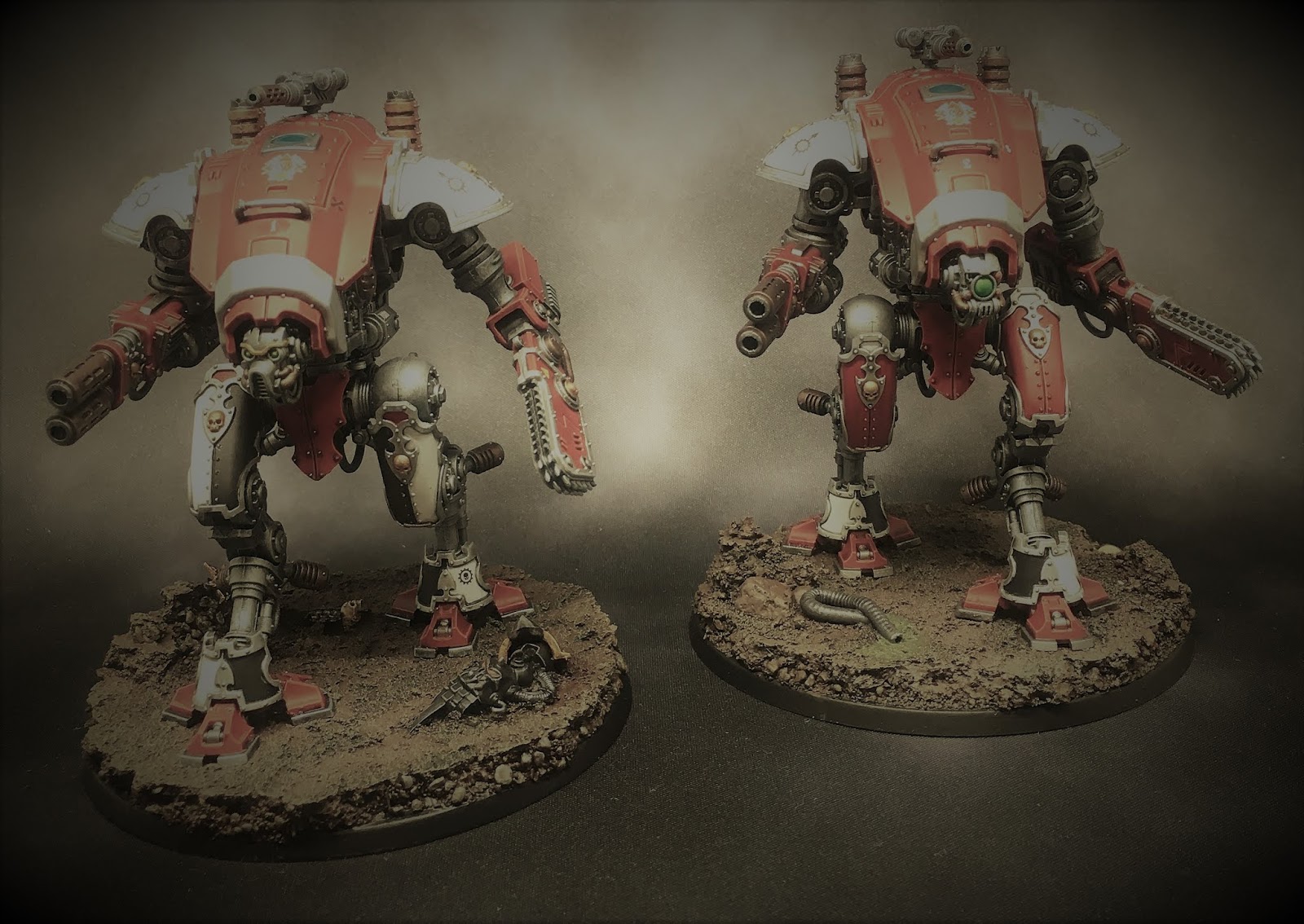 262nd Death Korps of Krieg: Armiger Warglaives from House Taranis - TO DONE