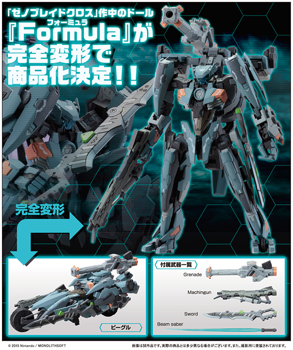 The Robros: Xenoblade Chronicles X – Formula Skell plastic model ...
