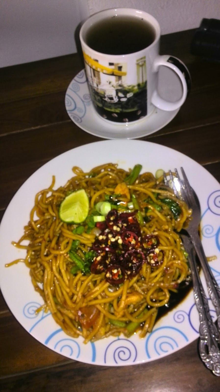 namakucella: MEE GORENG BASAH & JERUK CILI KICAP