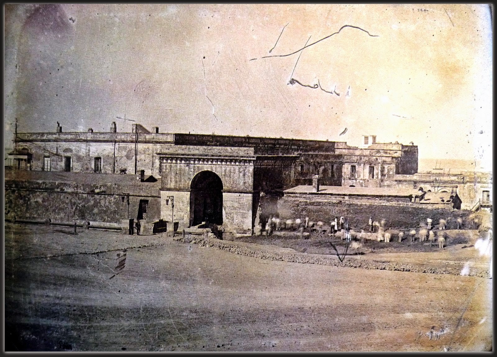 Fuerte de Buenos. Aires. (1852-1854), uno de los primeros dagerrotipos ...