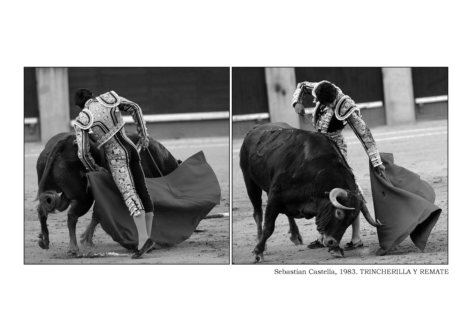 La Fiesta prohibida, por Manuel Hernández.: Sebastian CASTELLA. Muleta