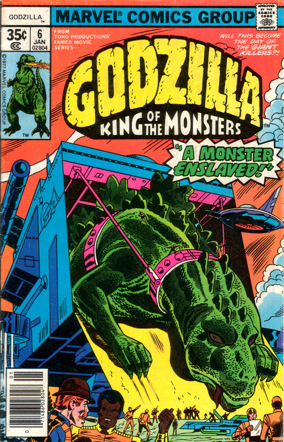 STARLOGGED - GEEK MEDIA AGAIN: 1977: GODZILLA: THE MARVEL COMICS YEARS