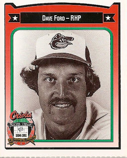 Orioles Card "O" the Day: Dave Ford, 1991 Crown/Coca-Cola All-Time ...
