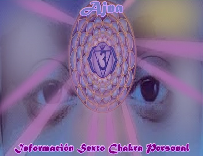 Información Sexto Chakra Personal