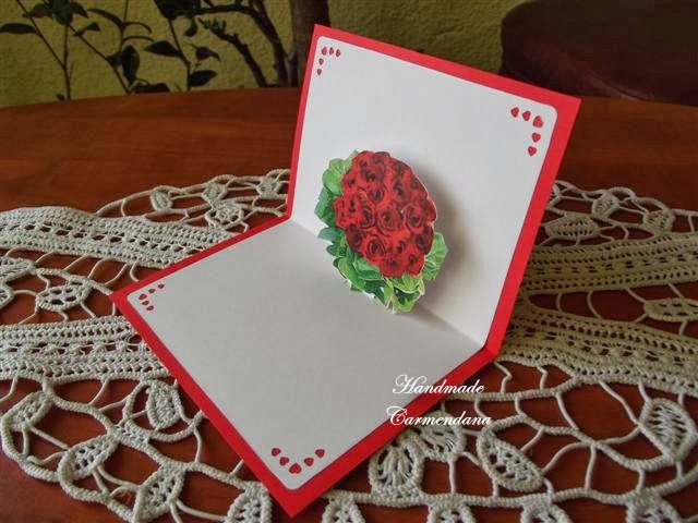 Felicitari handmade (realizate manual): Felicitare 3d