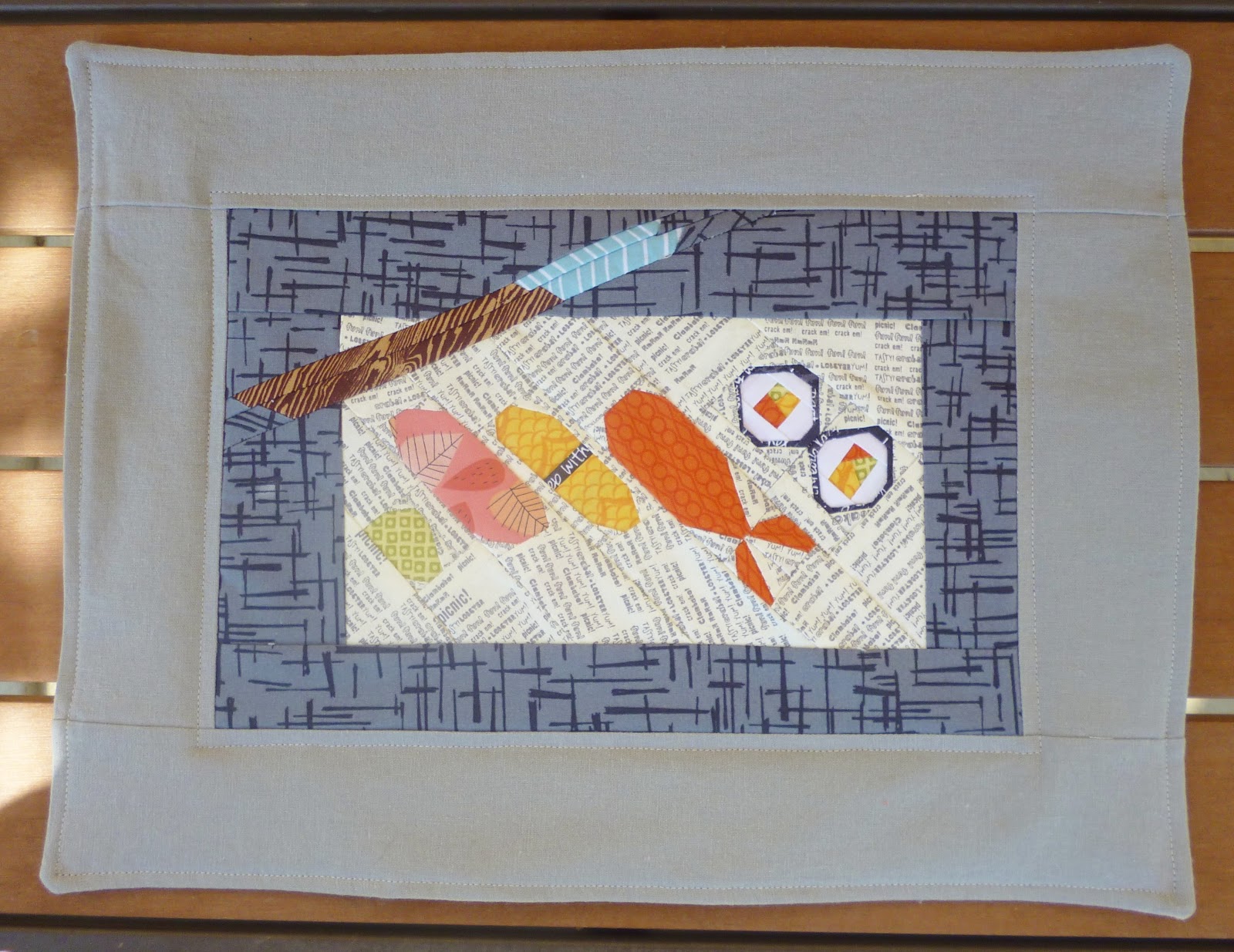 Fabric Mutt: Sushi Plate Lunch Mat