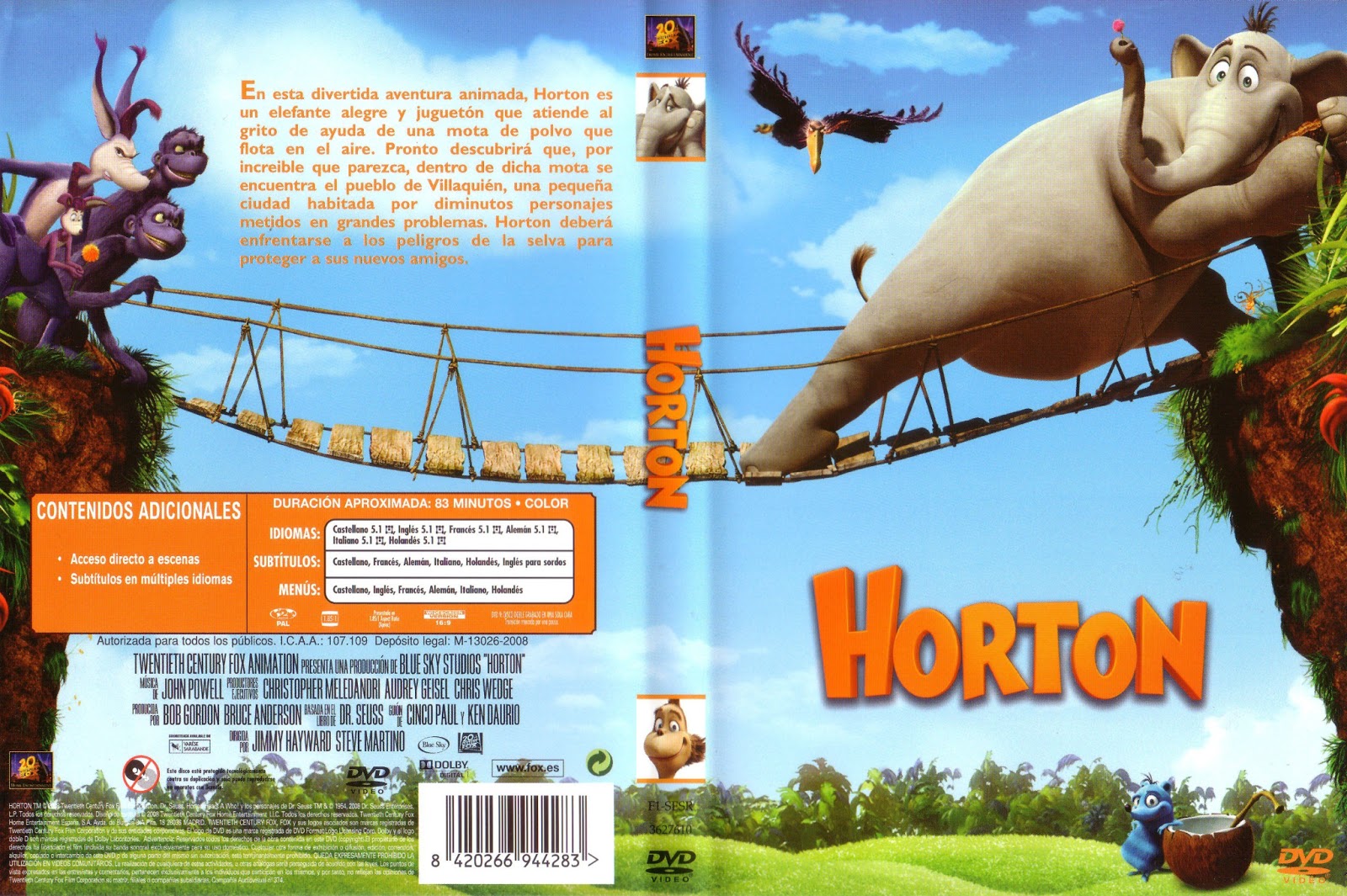 EL DESCUBRIMIENTO DE LAS PELICULAS AJENAS A DISNEY: Horton/Horton y el ...