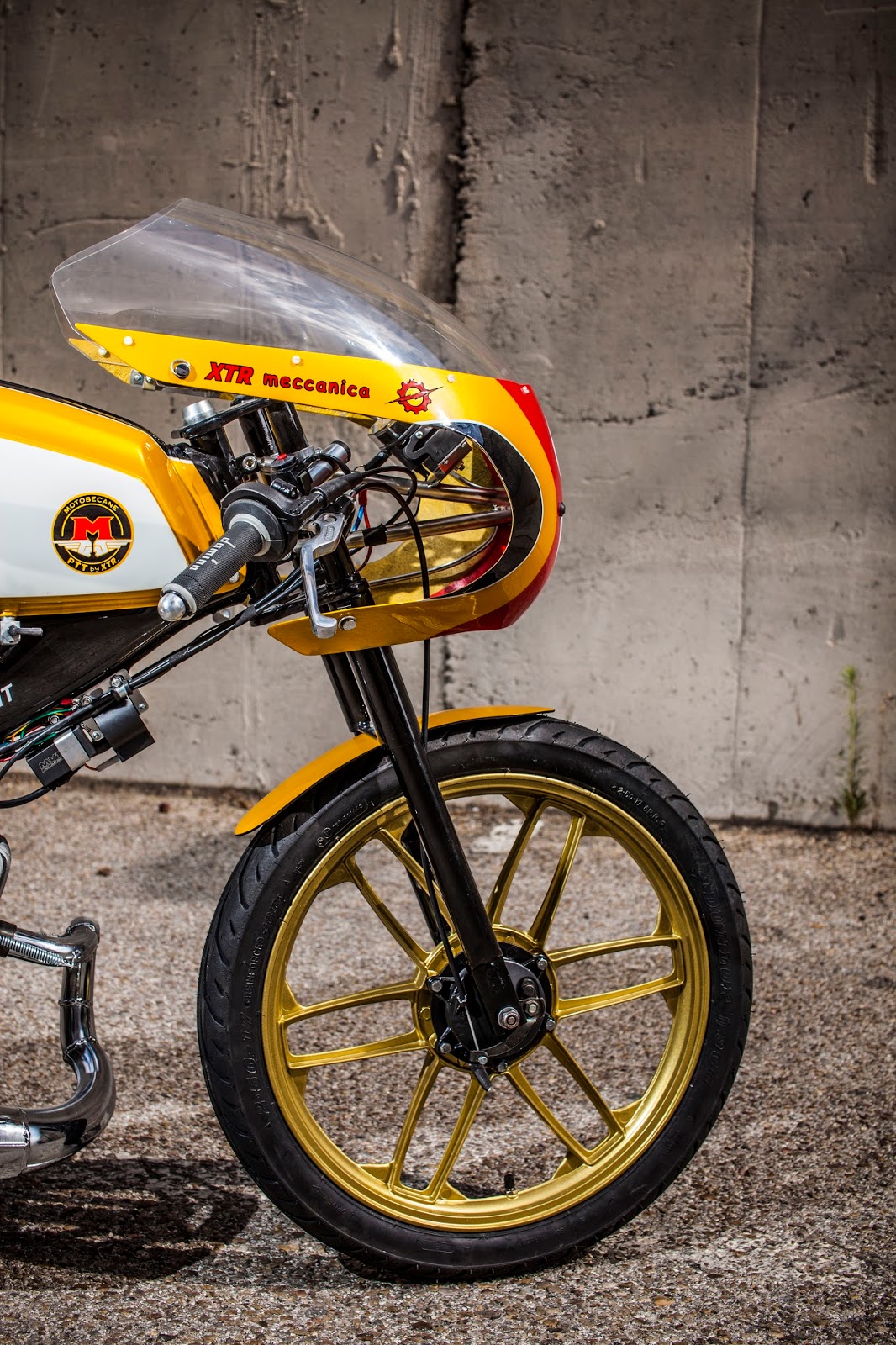 Racing Cafè: Mobylette SP90 1975 "PTT" by XTR PEPO