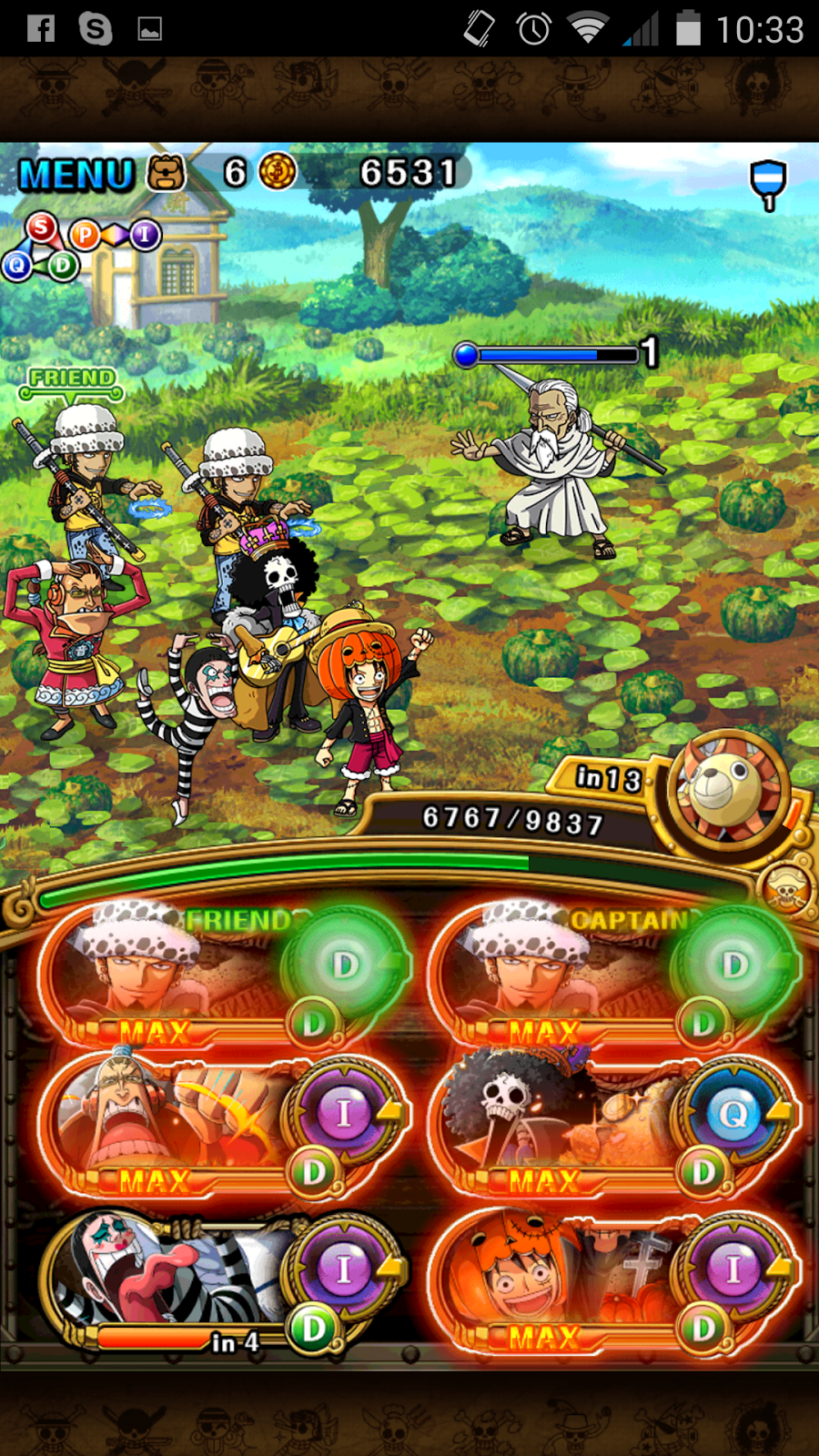 OnePieceTreasureCruise Don's View: Gan Fall | Ganfor