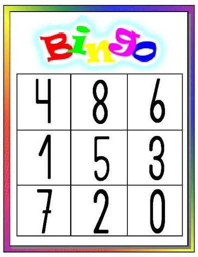 Mi Escuela Divertida: Juego Didáctico "Bingo de Números"