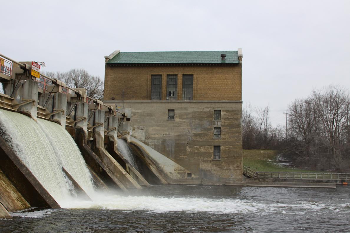 Michigan Exposures: The Barton Dam in April