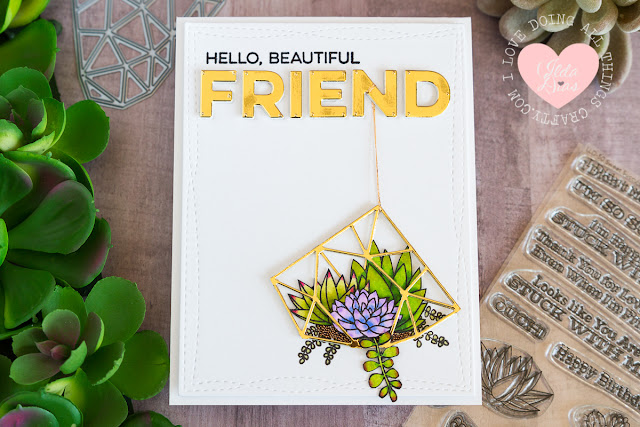 I Love Doing All Things Crafty: Hello Beautiful Friend Card - 2017 ...