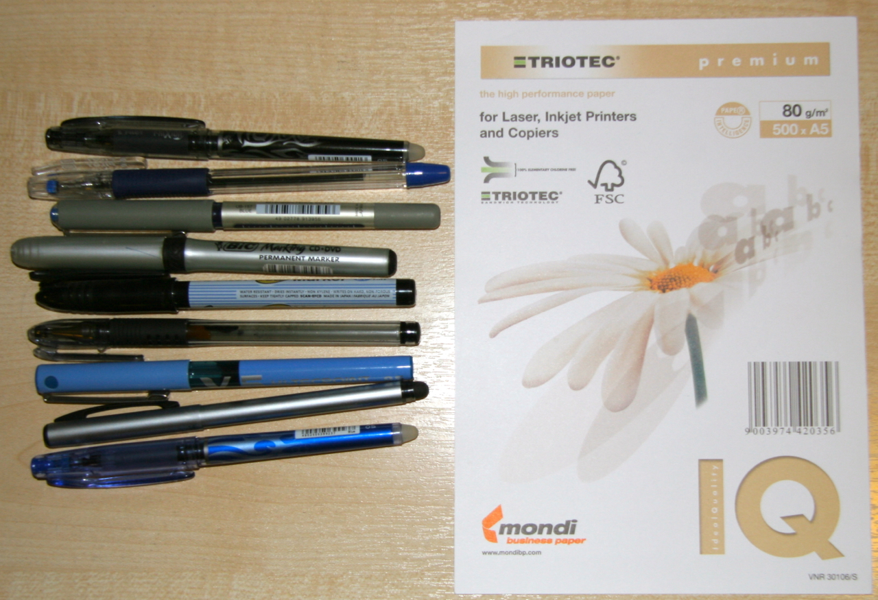 Philofaxy: Pen and Paper Test