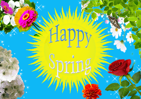 Happy Greetings Congrats: Happy Spring