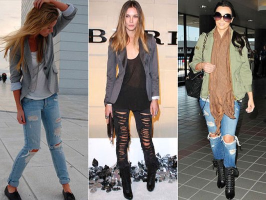 TRAMPULÔKO : Jeans rasgado: como usar, dicas, fotos O jeans rasgado ...