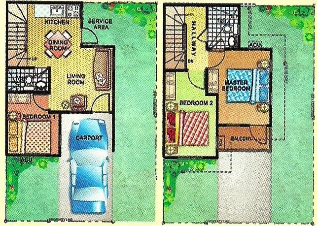 CAVITE HOUSES: LANCASTER ESTATES: DIANA MODEL HOUSE