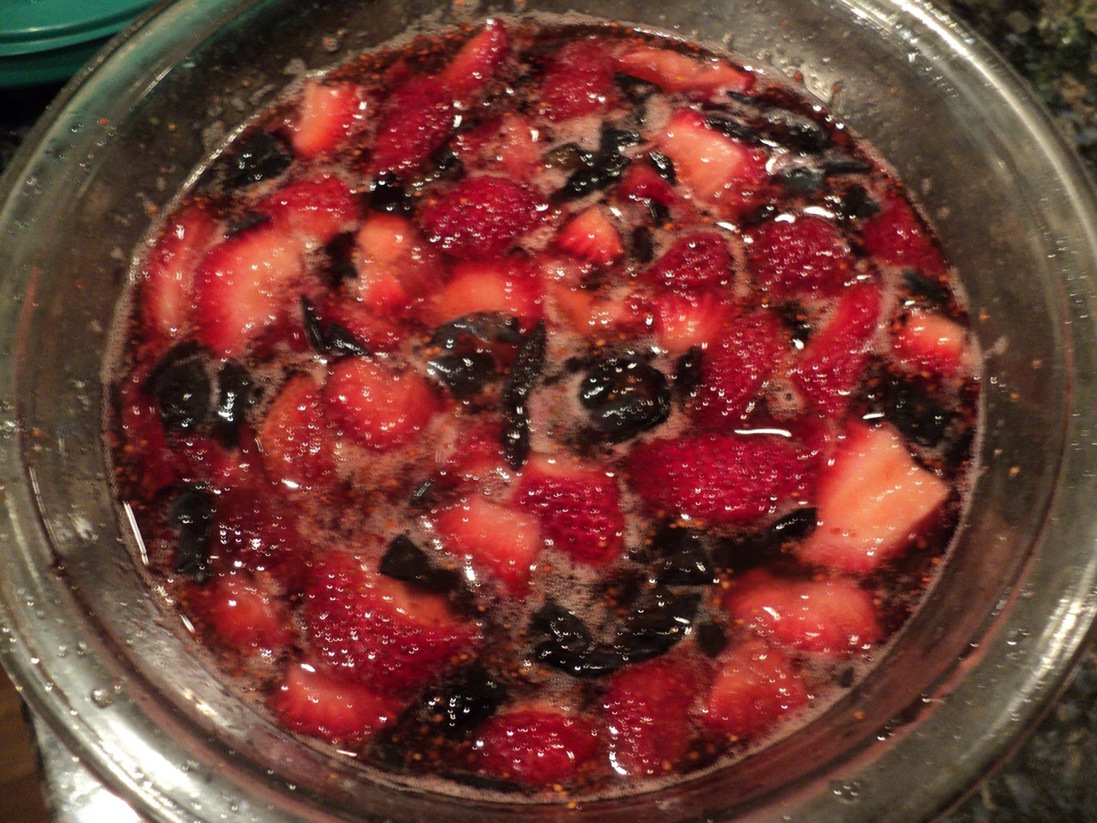 Okra's Book Club: Fruit Shrub: Strawberry and Blueberry