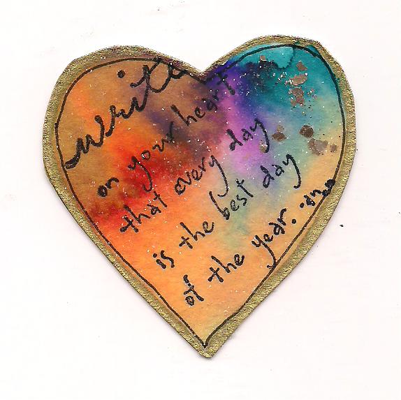 Lightarted Living: Write on Your Heart Every Day is the Best Day~Ralph ...