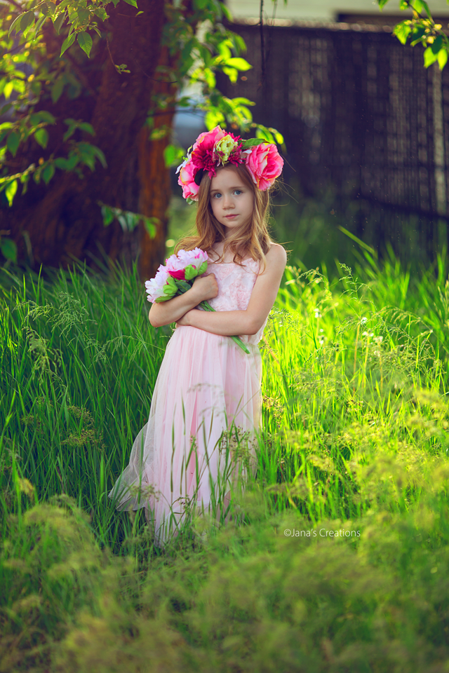 Jana's Creations: The most beautiful 7 yr old I know......