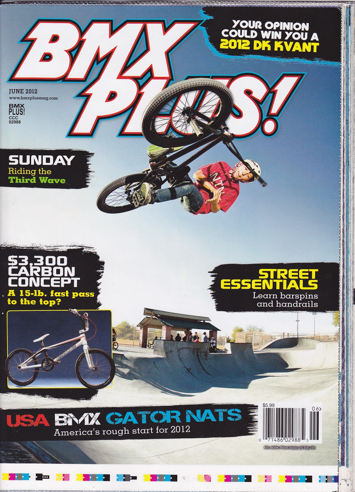 Shad Hopkins Photography: cover of BMX PLUS magazine