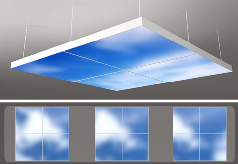 Neonny unveils LED moving sky panel