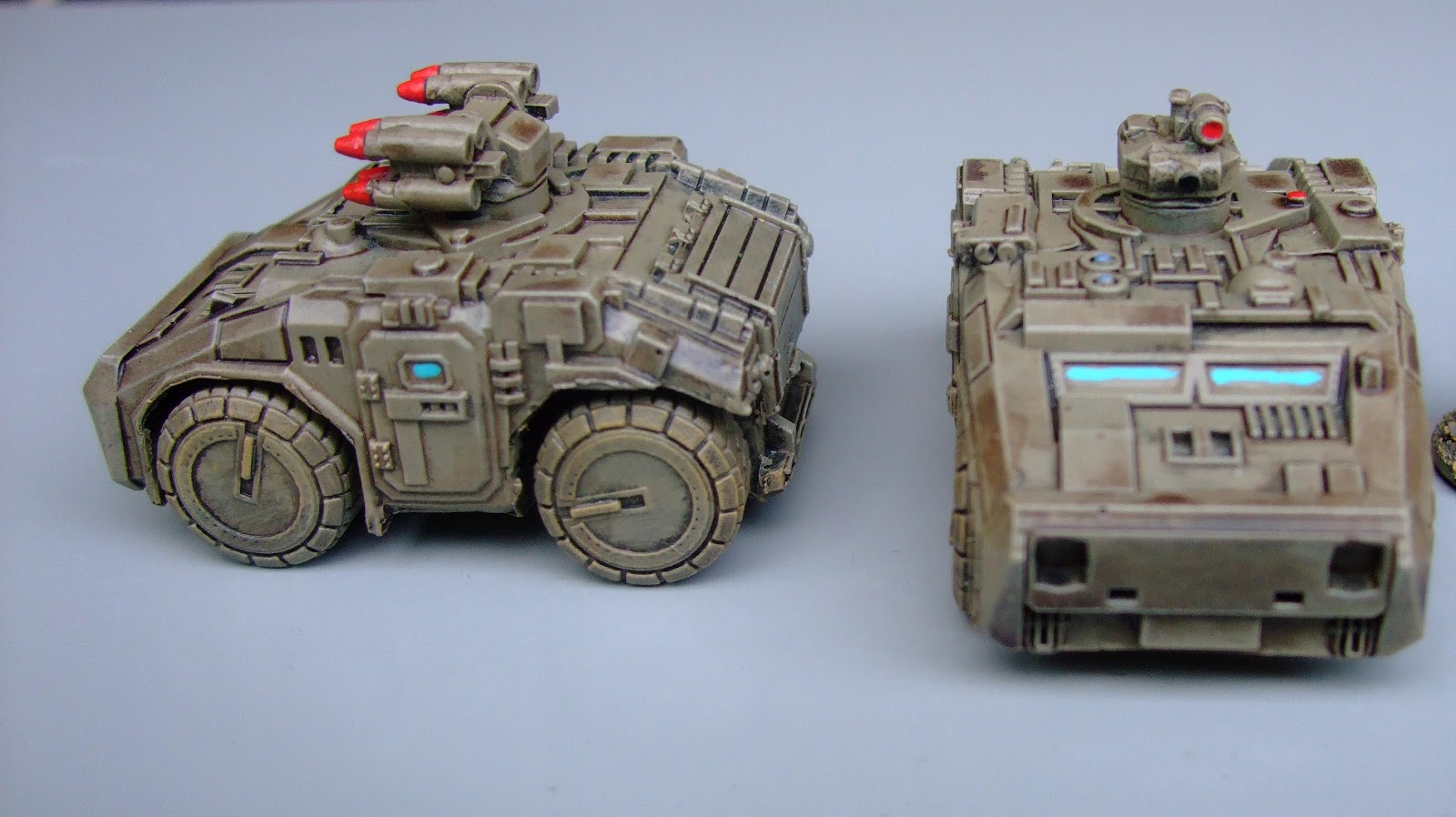 The Angry Lurker: 15mm Painted Sci-Fi Colonial Marine Polecat Vehicles.....