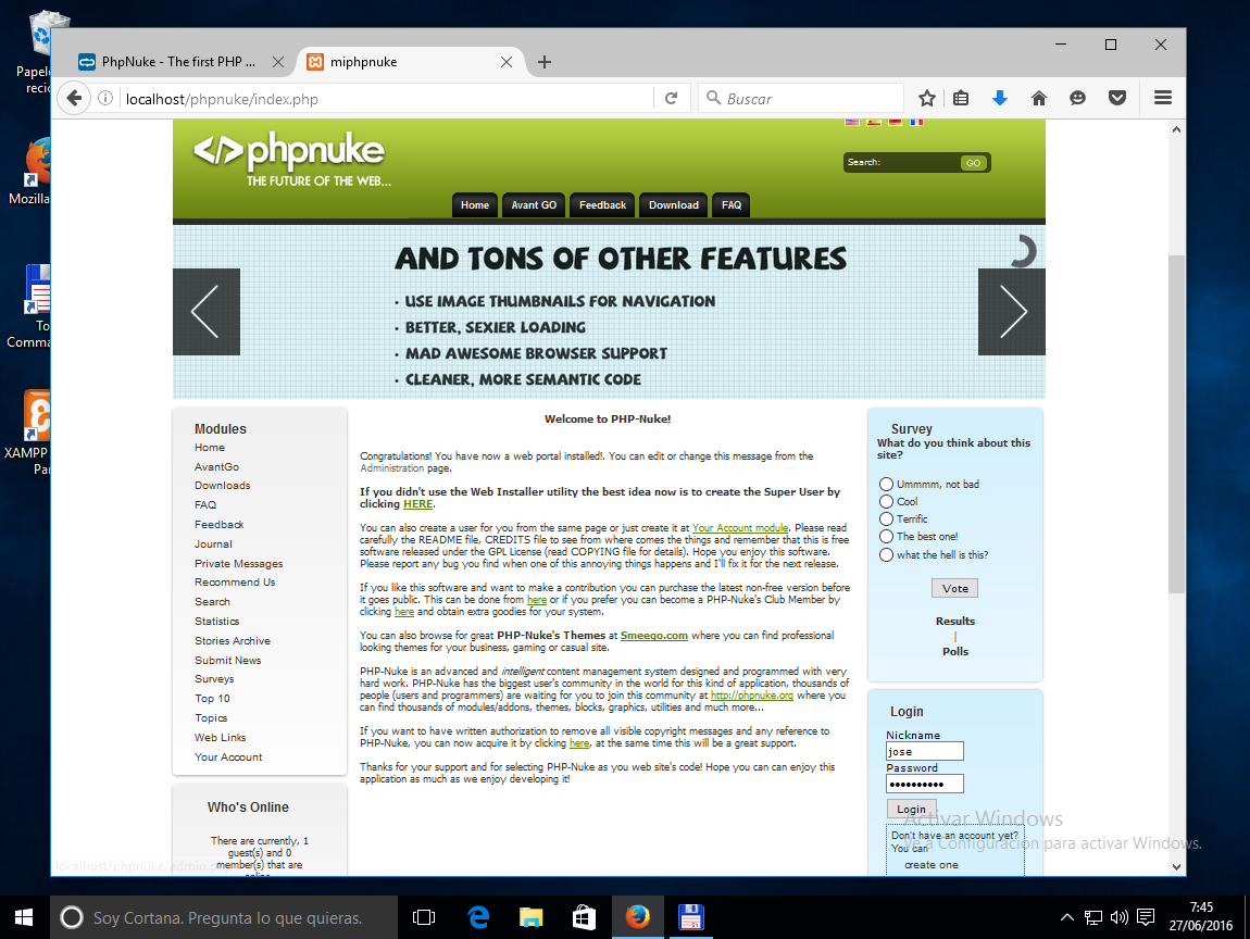 Como instalar nuestro propio servidor web XAMPP con varios CMS ...