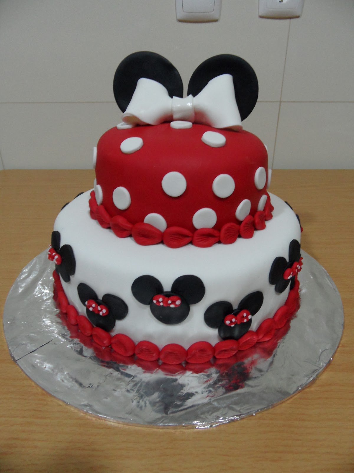 Bolos com Gosto: Bolo Minnie