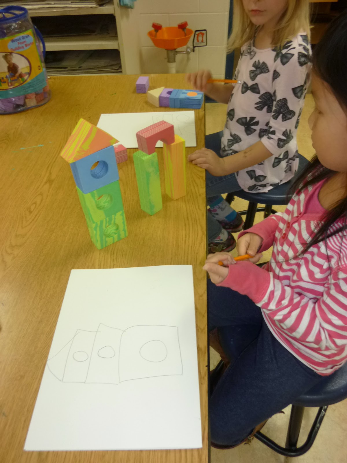 Mrs. Werner's Art Room: Kinder Learning About Architecture By Drawing ...
