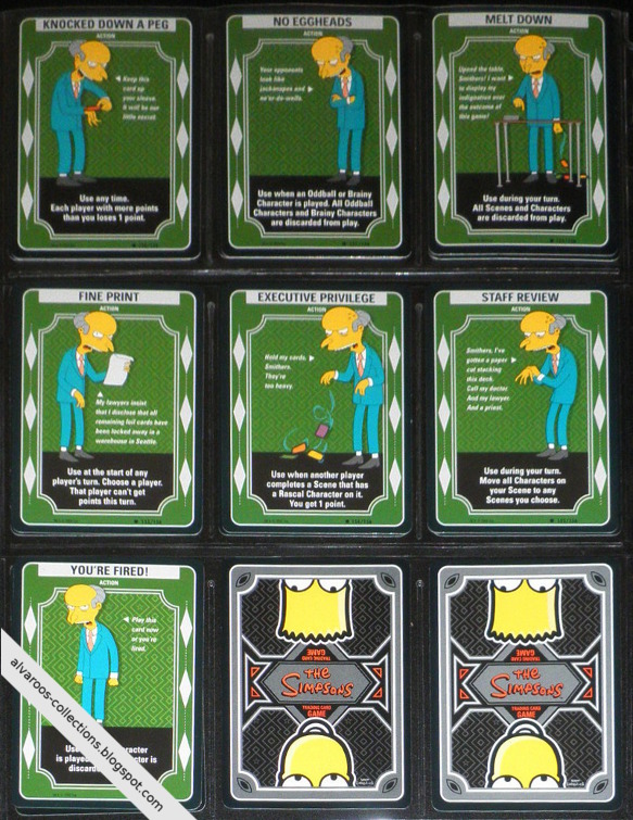 The Simpsons TCG: last photos of complete set :) | Alvaroo's ...