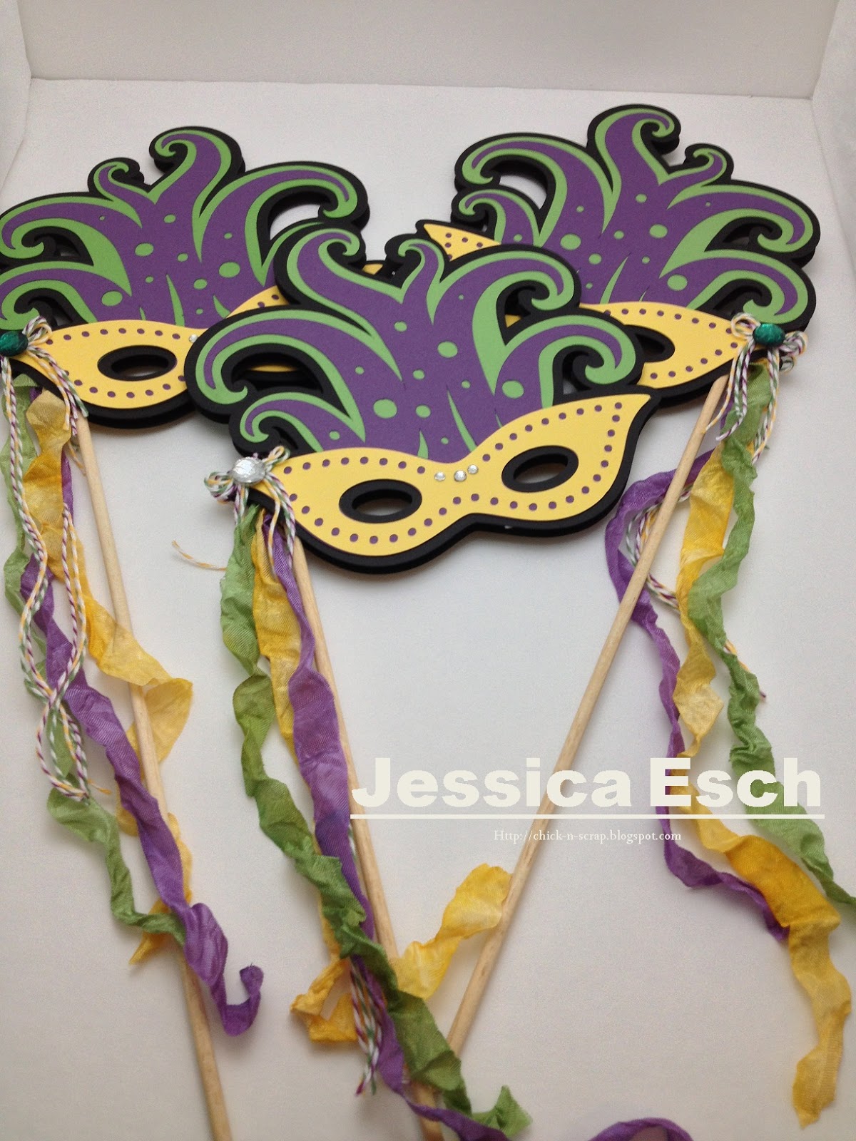 Chick-n-Scrap: 3 Girl Jam Challenge #12~ Anything Goes....Mardi Gras ...
