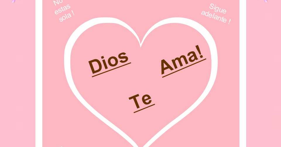 The word of God: Dios te ama