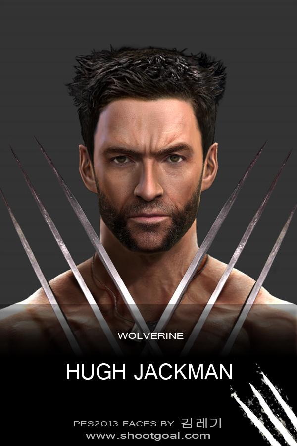 pes-modif: Wolverine Face by KimRegi