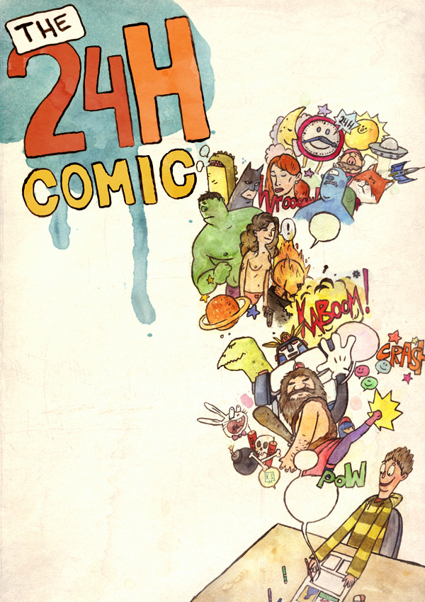 Monoxide Art: 24 HOURS COMIC