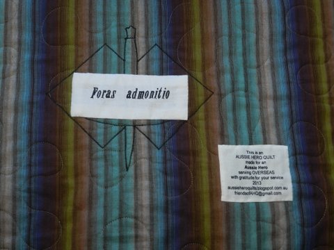 Aussie Hero Quilts (and laundry bags): Weekly Dispatches 26 April