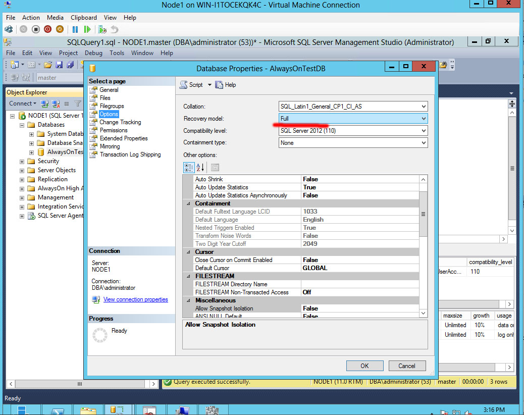 MySQL and SQL Server: SQL Server alwayson step by step