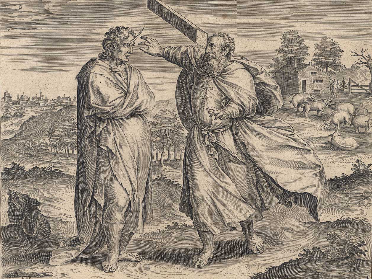 Prints and Principles: Jan Collaert’s engraving, “The Parable of the ...