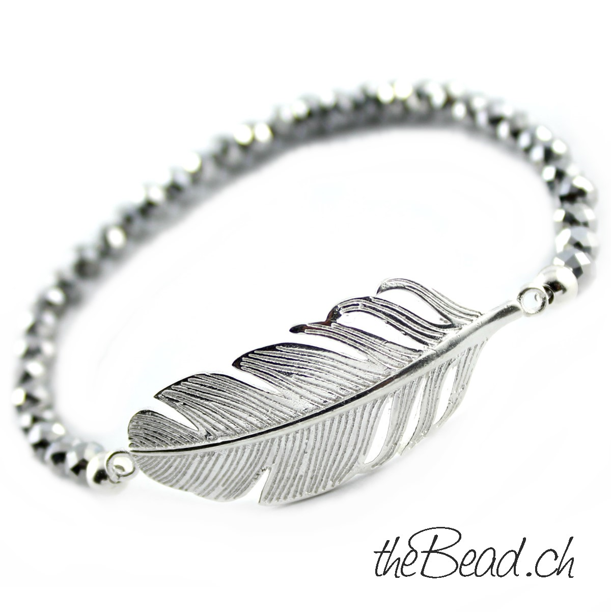 www.theBead.ch: FEDER Armbänder aus 925 Sterling Silber mit ...