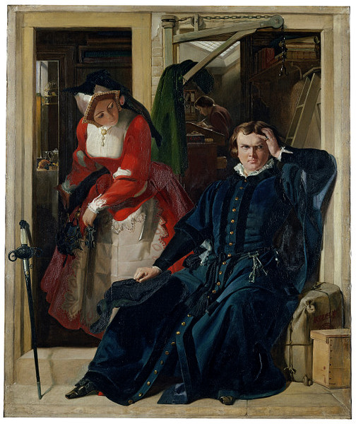 art gallery paintings : Daniel Maclise - Scene from Ben Jonson's Every ...