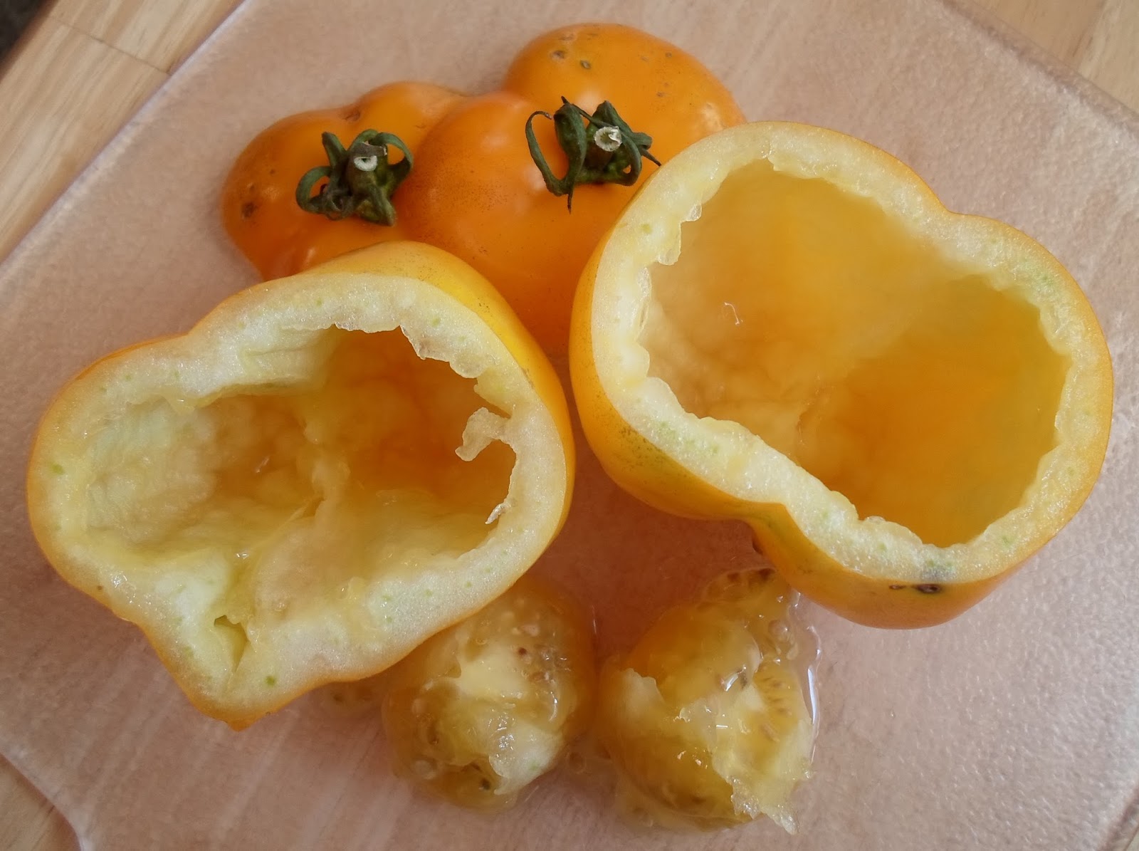 Happier Than A Pig In Mud: Yellow Stuffer Tomatoes and the Wusthof ...