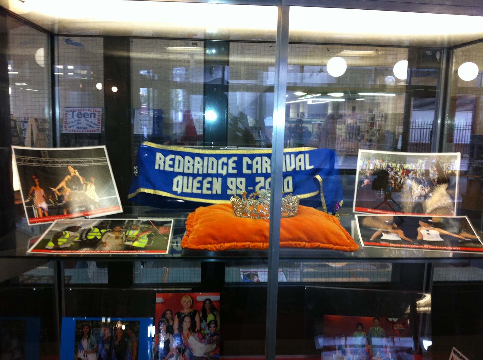 Redbridge Carnival: Redbridge Carnival Ilford library display a real treat!
