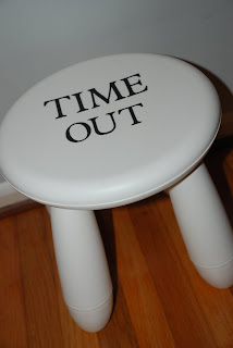 The Creative Side: DIY "Time Out" Stool