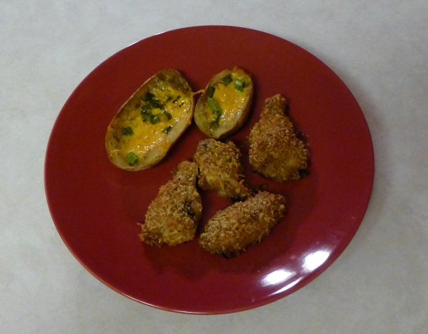 Garlic Cheese Chicken Wings