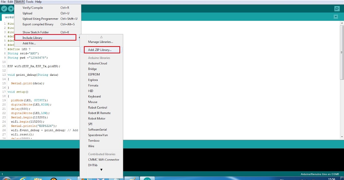 คอมพิวเตอร์รายวัน: การติดตั้ง Library ที่เป็น Zip ไฟล์ให้กับ Arduino