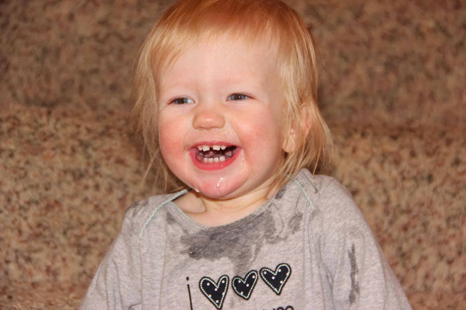 The Johnson Journey: Smiley (and Drooly and Crazy-Haired) Girl